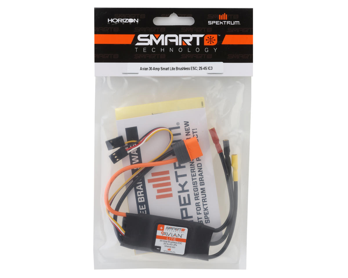 1/10 Brushless Motor And Esc Spektrum Avian 30-Amp Smart Lite Brushless ...